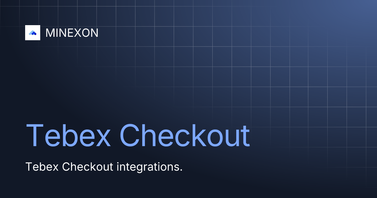 Tebex Checkout | MINEXON